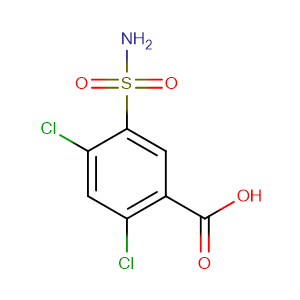 5 - (Aminosulfonyl) - 2,4 - dichlorobenzoic acid, CAS No. 2736-23-4 ...