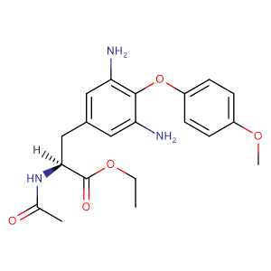 Ethyl 2-acetamido-3-(3,5-diamino-4-(4-methoxyphenoxy)phenyl)propanoate, CAS No. 440667-78-7 ...