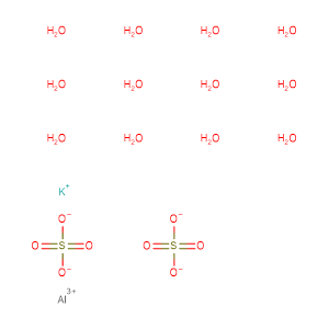Aluminium potassium sulfate dodecahydrate, CAS No. 7784-24-9 - iChemical