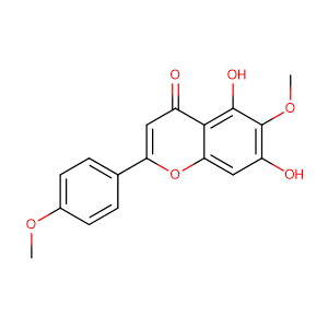 5,7-Dihydroxy-6-methoxy-2-(4-methoxyphenyl)-4H-chromen-4-one, CAS No. 520-12-7 - iChemical
