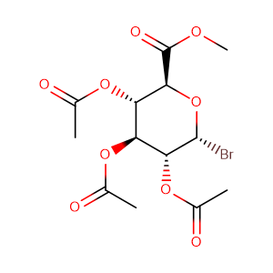 (2R,3R,4S,5S,6S)-2-Bromo-6-(methoxycarbonyl)tetrahydro-2H-pyran-3,4,5-triyl triacetate, CAS No ...