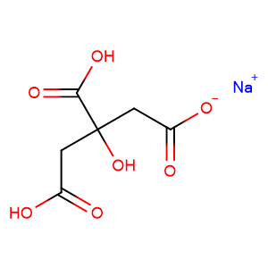 Mono Sodium Citrate Anhydrous, CAS No. 18996-35-5 - iChemical